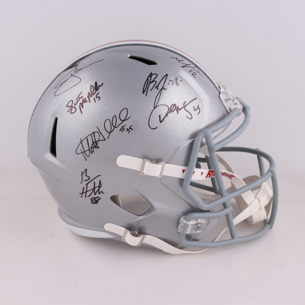 Ohio State Buckeyes Full-Size Speed Helmet Signed By (7) with Matt ...