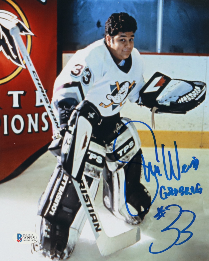 Shaun Weiss Signed "The Mighty Ducks" 8x10 Photo Inscribed "Goldberg ...