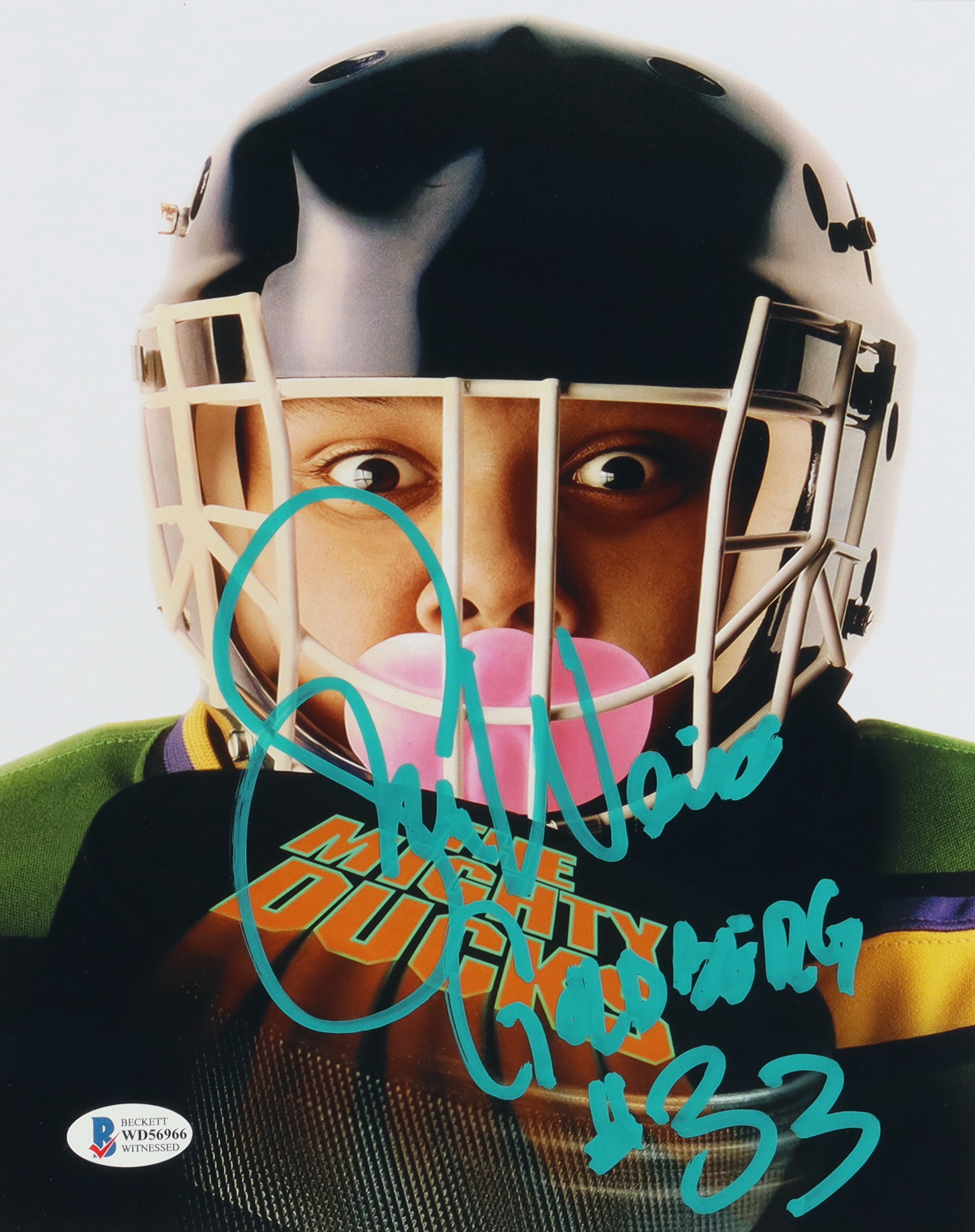 Shaun Weiss Signed "The Mighty Ducks" 8x10 Photo Inscribed "Goldberg ...