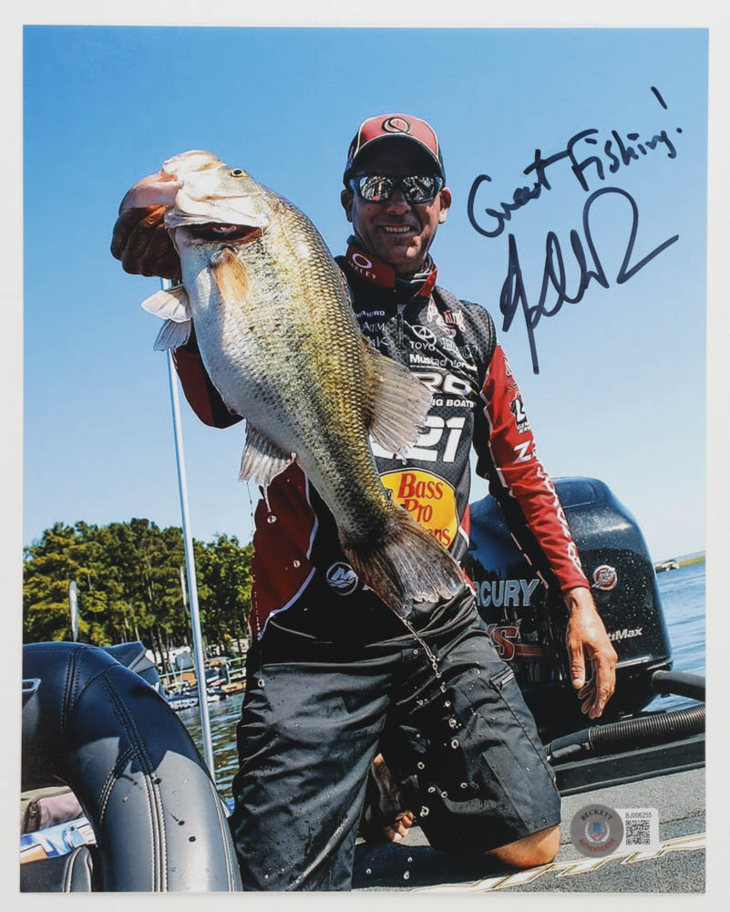 Kevin VanDam Signed 8x10 Photo Inscribed "Great Fishing!" (Beckett ...