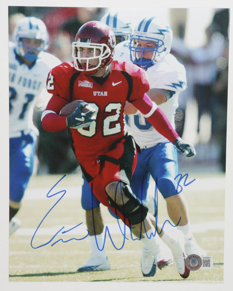 Eric Weddle Signed Utah Utes 8x10 Photo (Beckett) | Pristine Auction