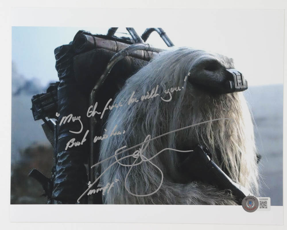 Ian Whyte Signed "Star Wars: Episode VII The Force Awakens" 8x10 Photo ...