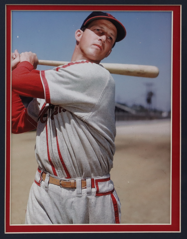 Stan Musial Signed Cardinals Custom Framed Cut Display with Jersey ...