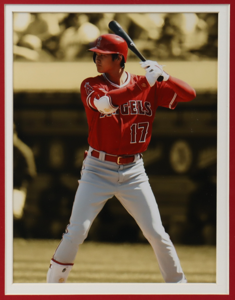 Shohei Ohtani Angels Custom Framed Jersey Display with Set of (2 ...