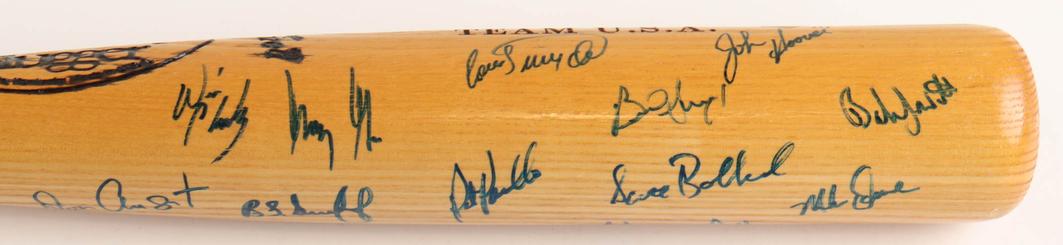 1984 Olympic Team-Signed Louisville Slugger Baseball Bat Signed by (20 ...