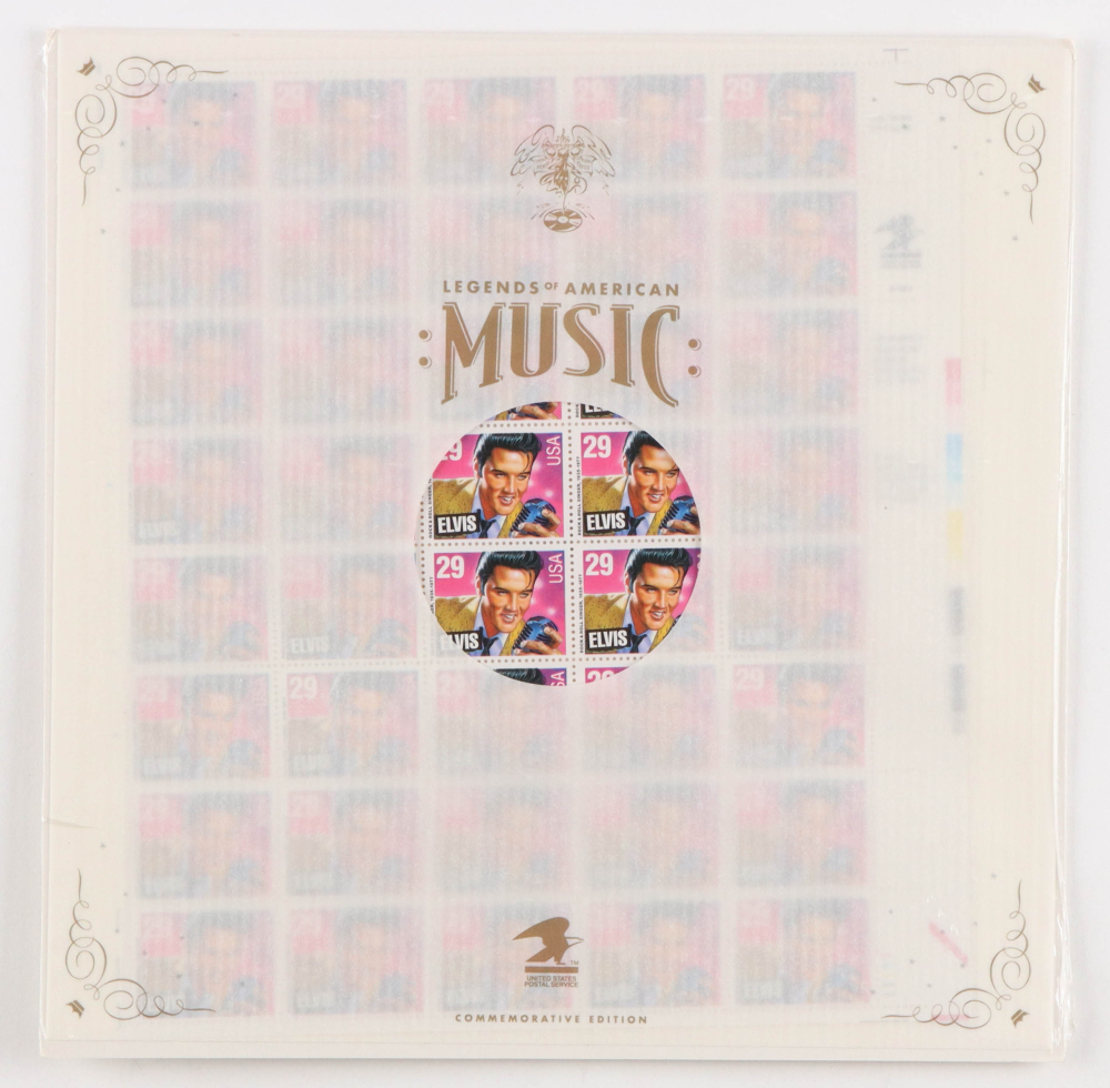 1992 Uncut Sheet of (40) Elvis Presley Stamps | Pristine Auction
