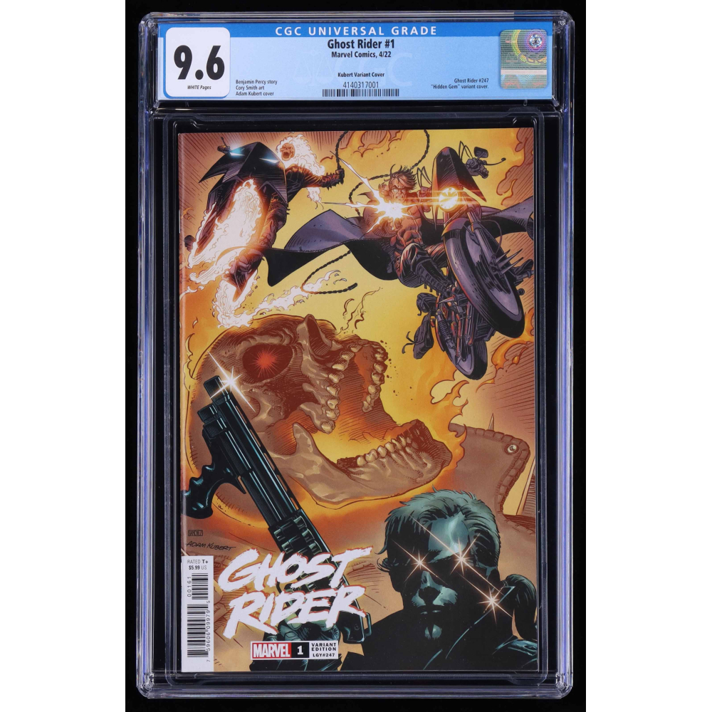 2022 "Ghost Rider" Issue #1 Marvel Comic Book (CGC 9.6) | Pristine Auction