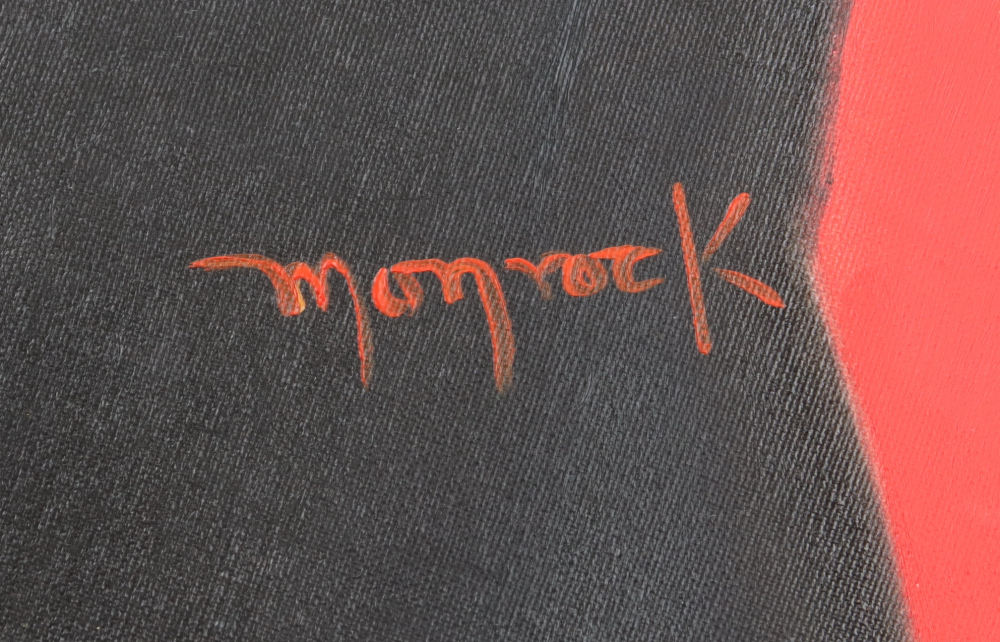 Hector Monroy Signed "Marilyn Monroe" 28x40 Oil Painting on Canvas (PA ...