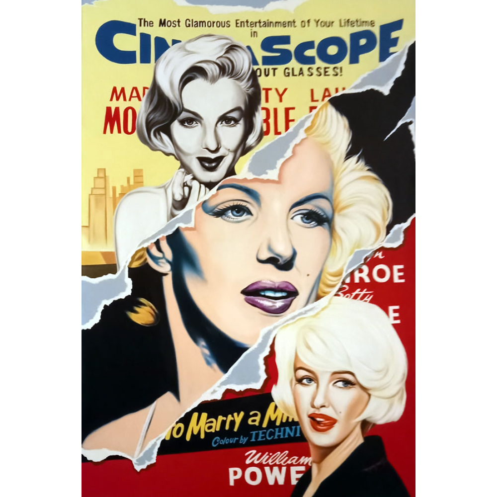 Hector Monroy Signed "Marilyn Monroe" 28x40 Oil Painting on Canvas (PA) | Pristine Auction