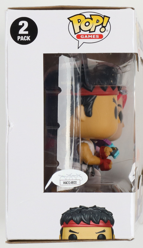 Kyle Hebert Signed "Street Fighter / Fortnite" Ryu & Brite Bomber Funko ...