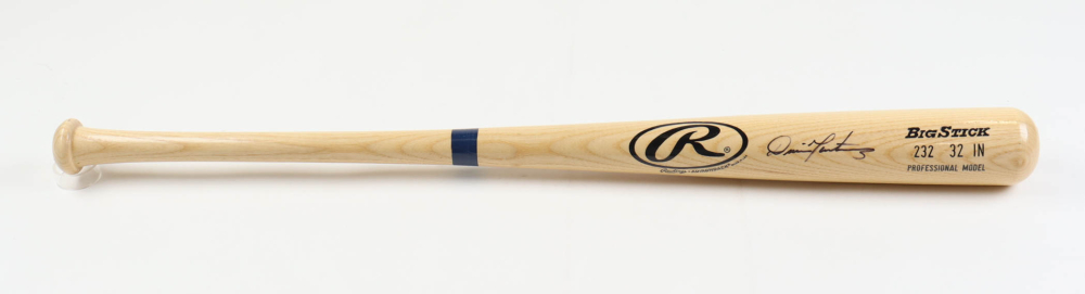 Dennis Martinez Signed Rawlings Big Stick Baseball Bat (Beckett ...