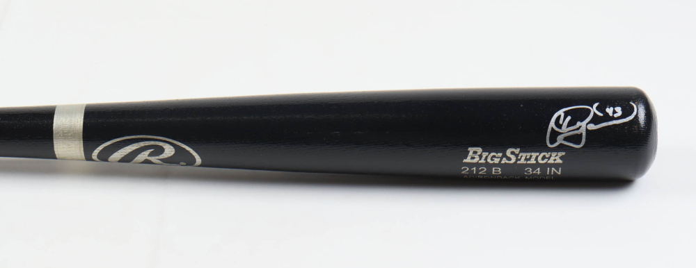Chuck James Signed Rawlings Big Stick Baseball Bat (Beckett) | Pristine ...