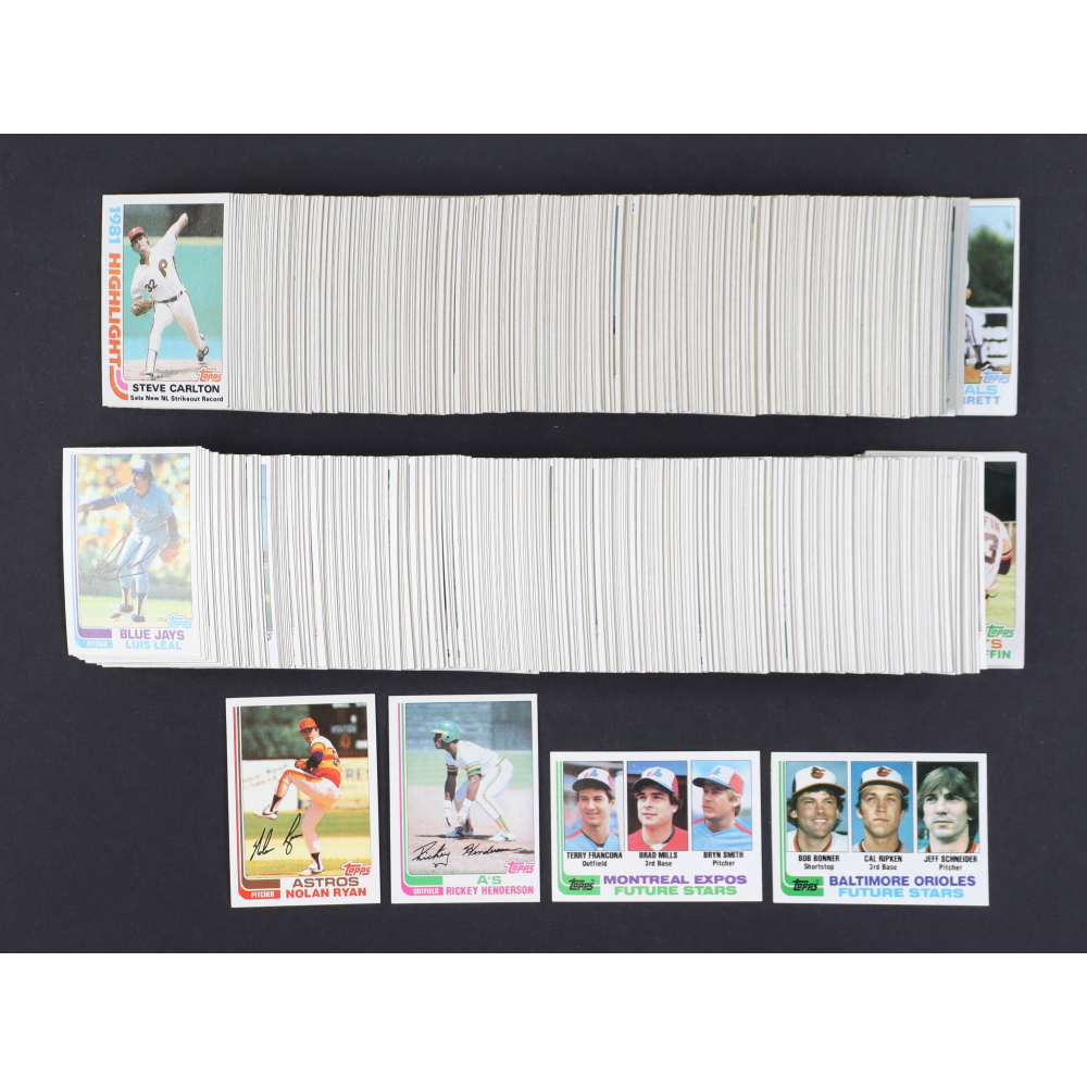 1982 Topps Baseball Complete Set of (792) cards with Bob Bonner RC ...