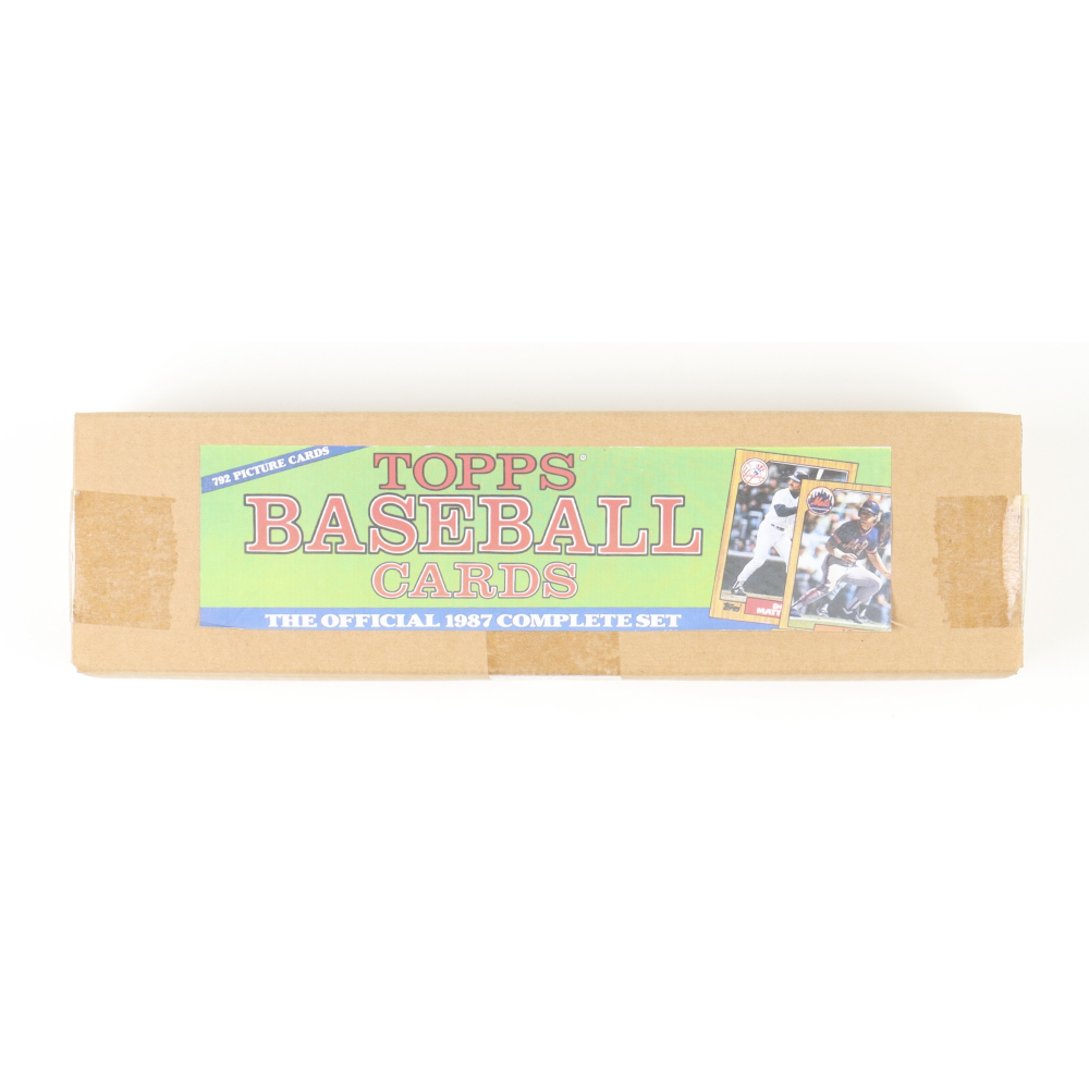 1987 Topps Baseball Complete Set Of (792) Cards With Barry Bonds #320