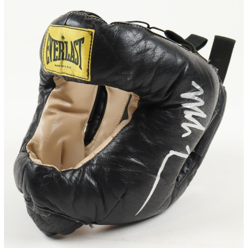 Mike Tyson Signed Vintage Everlast All-Leather Boxing Face Guard (JSA ...