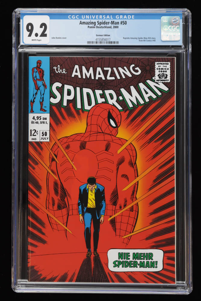 2000 "The Amazing Spider-Man" Issue #50 Marvel Comic Book (CGC 9.2 ...