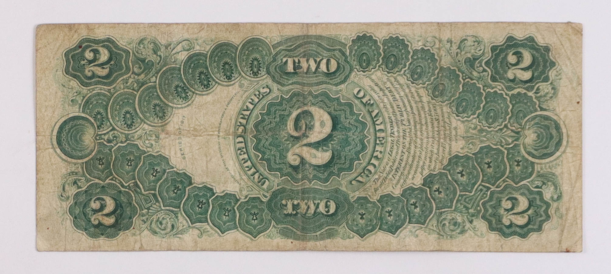 1917 $2 Two Dollar Red Seal U.S. Legal Tender Note | Pristine Auction