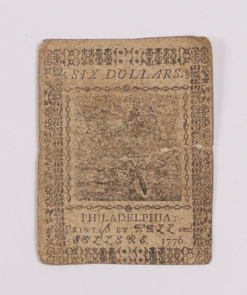 1776 $6 Six Dollars - Philadelphia - Colonial Currency Note | Pristine ...