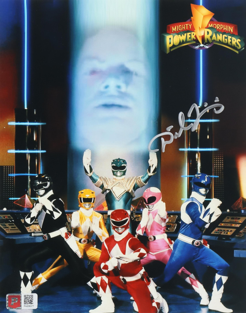 David Fielding Signed "Mighty Morphin Power Rangers" 8x10 Photo (PA ...