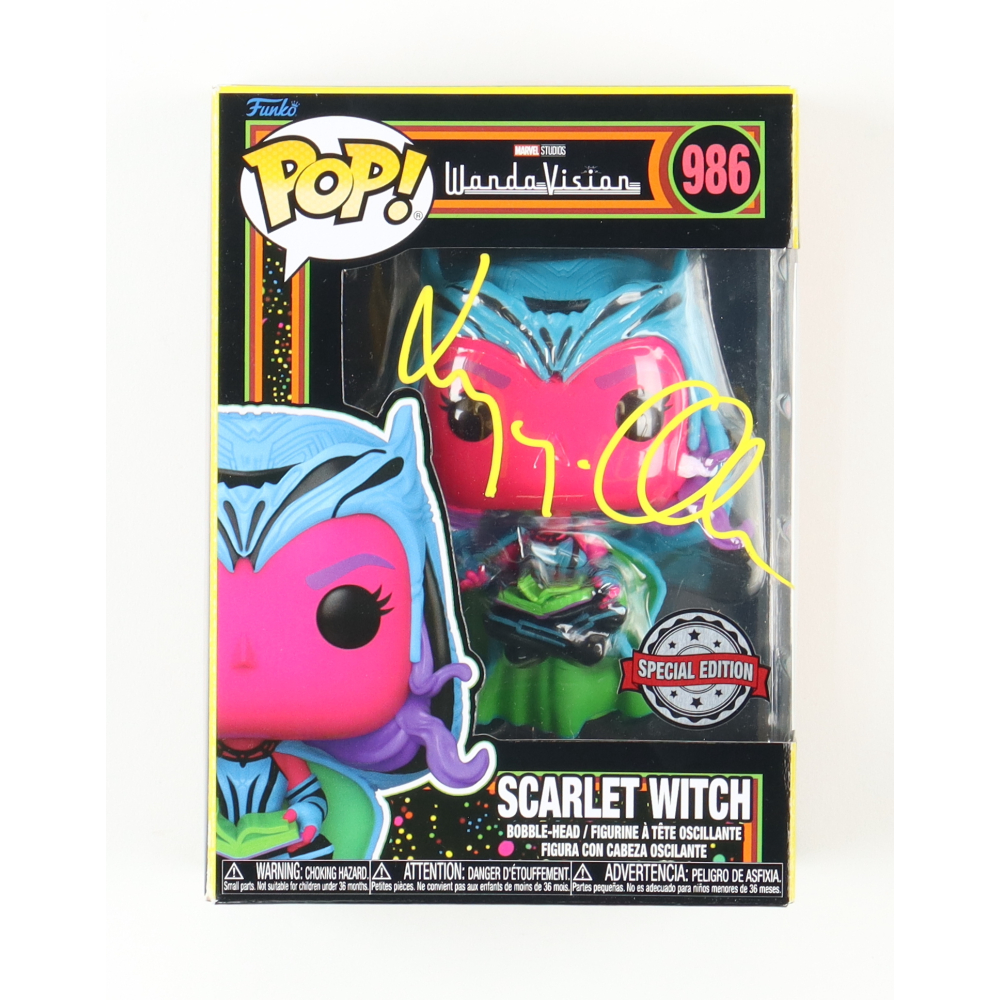 Elizabeth Olsen Signed "Wanda Vision" Scarlet Witch #986 Special ...