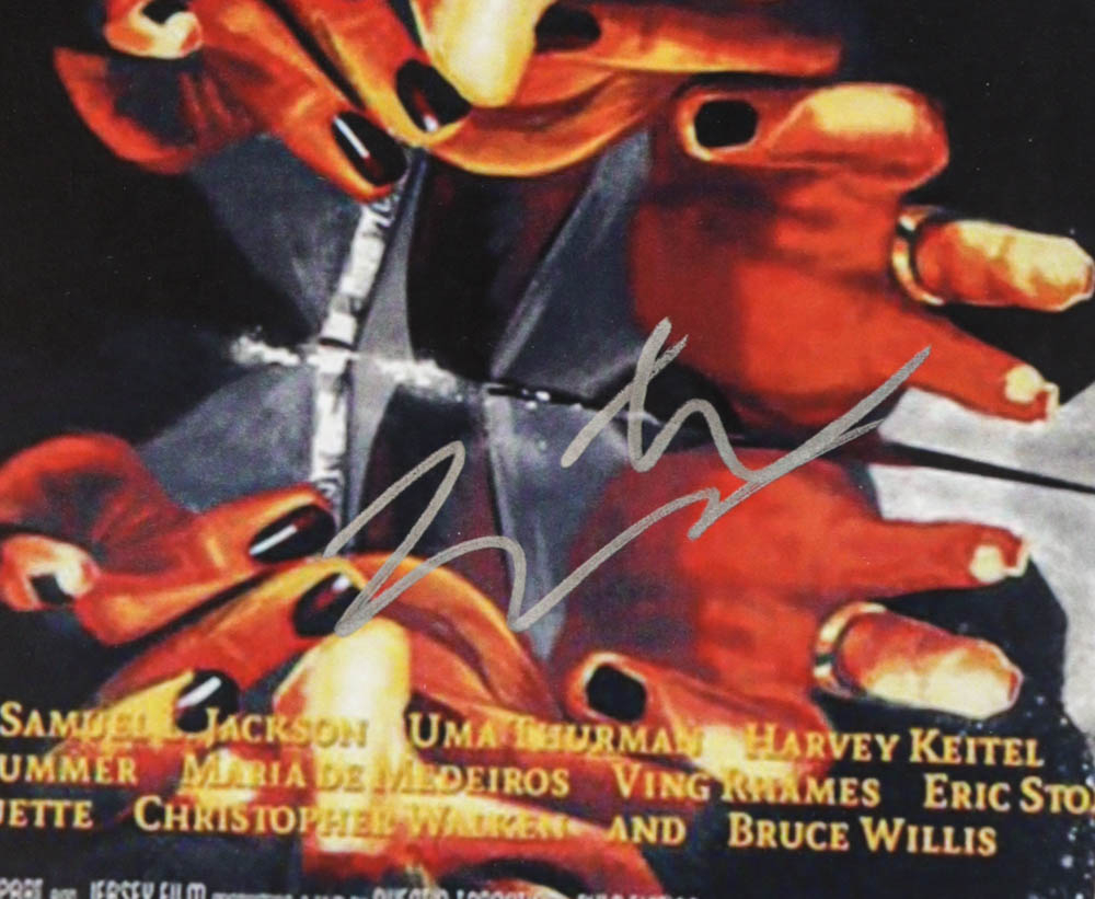 Quentin Tarantino Signed "Pulp Fiction" 11x17 Poster (AutographCOA ...