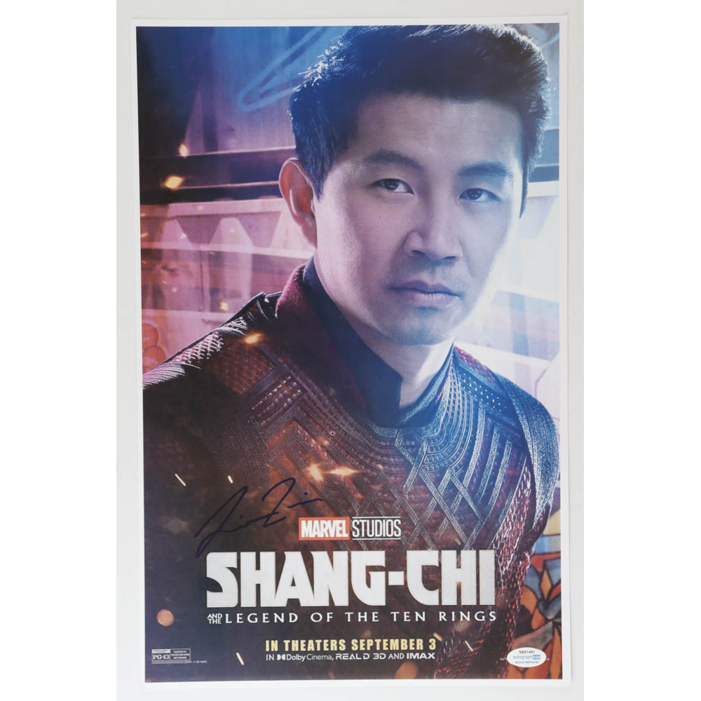 Simu Liu Signed "Shang-Chi and The Legend of The Ten Rings" 11x17 ...