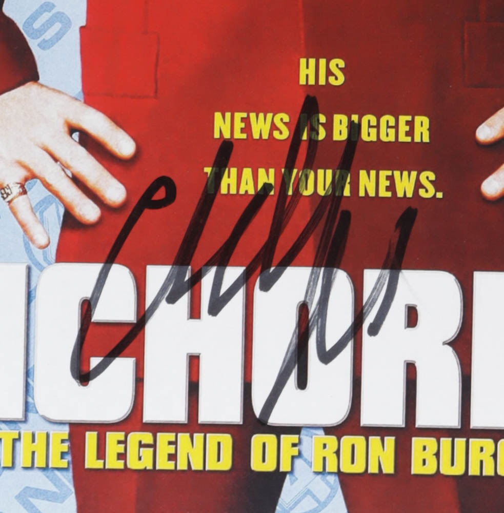 Will Ferrell Signed "Anchorman: The Legend of Ron Burgundy" 11x17 ...