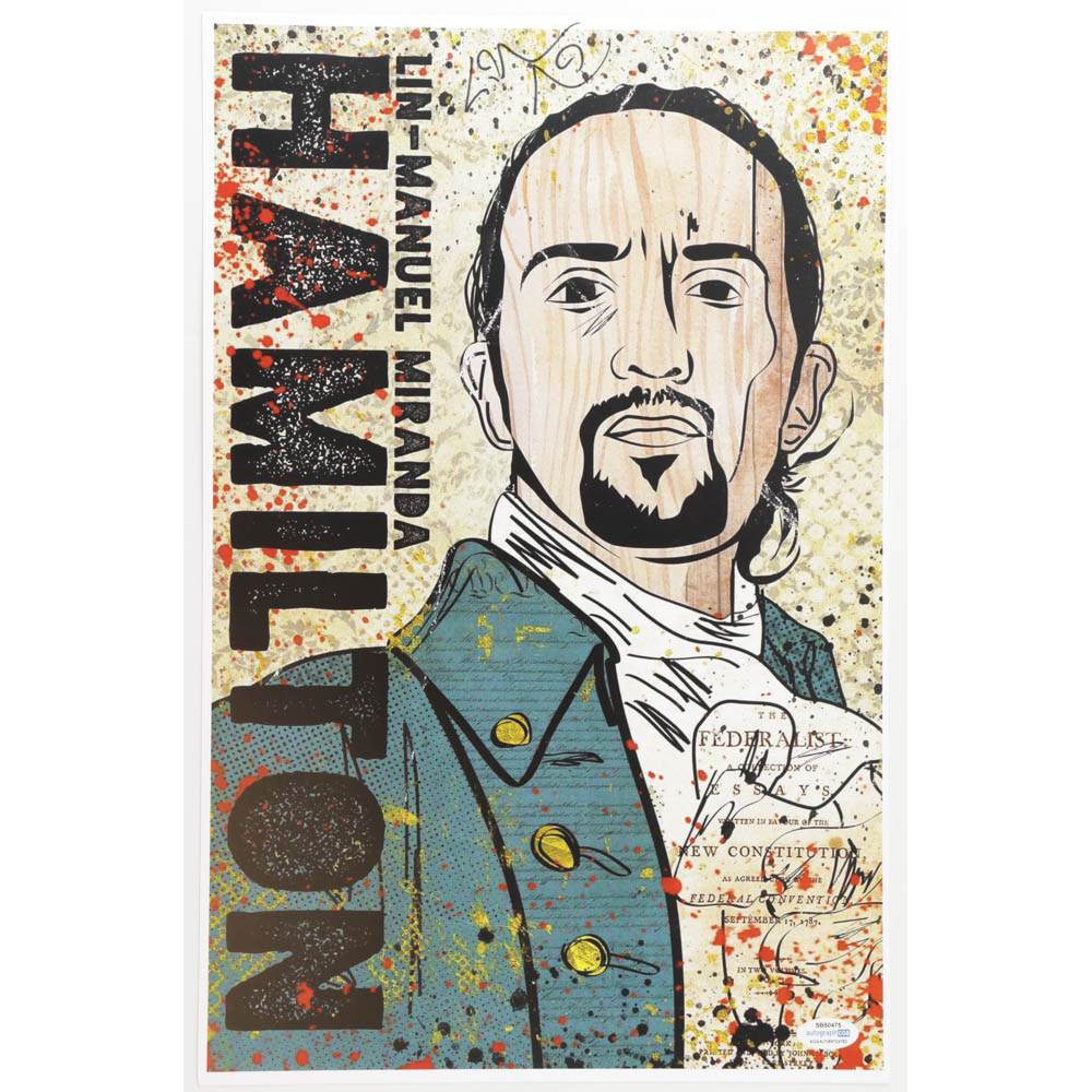 Lin-Manuel Miranda Signed "Hamilton" 11x17 Poster (AutographCOA) | Pristine Auction