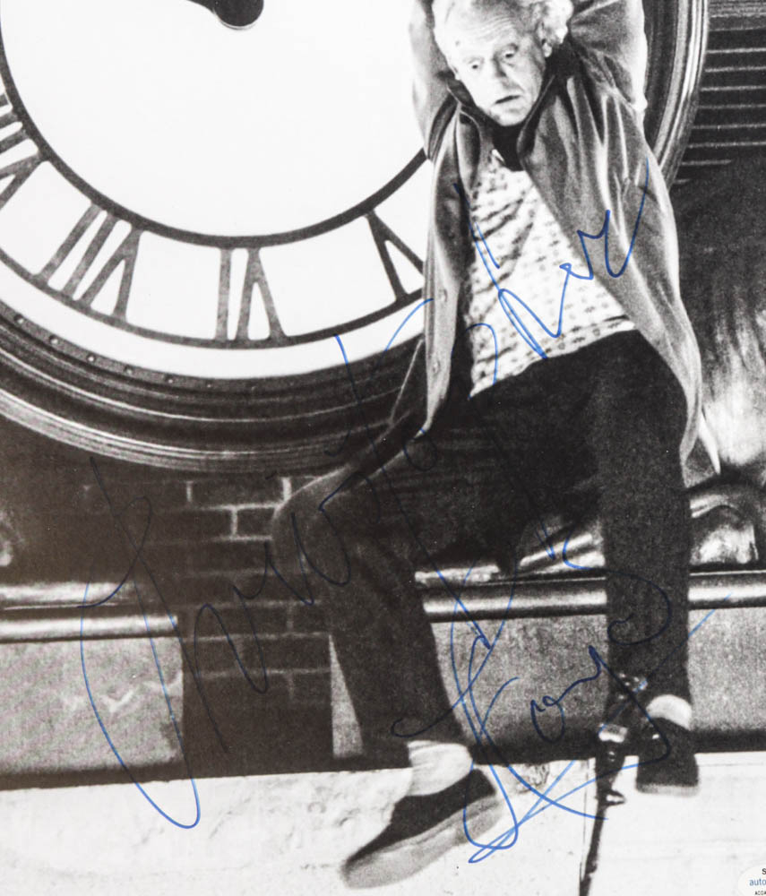 Christopher Lloyd Signed "Back to the Future" 11x17 Poster ...