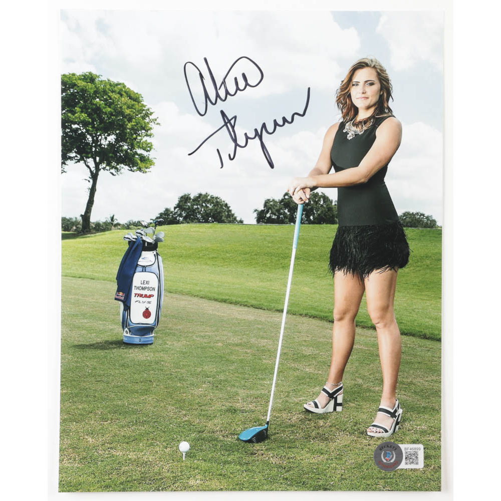 Lexi Thompson Signed 8x10 Photo (Beckett) | Pristine Auction