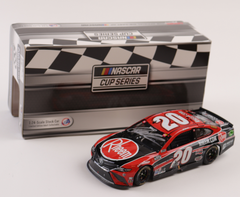 Christopher Bell Signed 2021 NASCAR #20 Rheem Daytona Win Camry - 1:24 ...