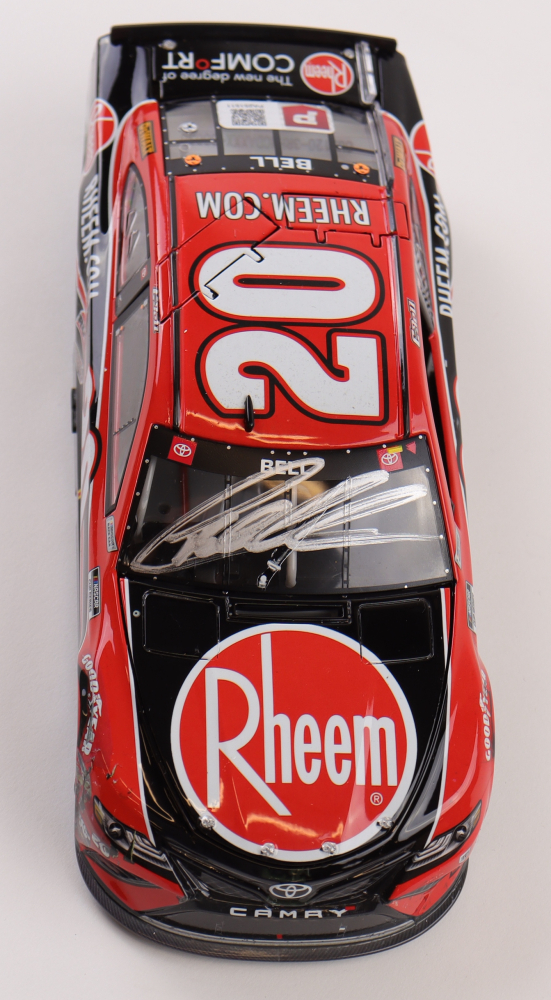 Christopher Bell Signed 2021 NASCAR #20 Rheem Daytona Win Camry - 1:24 ...