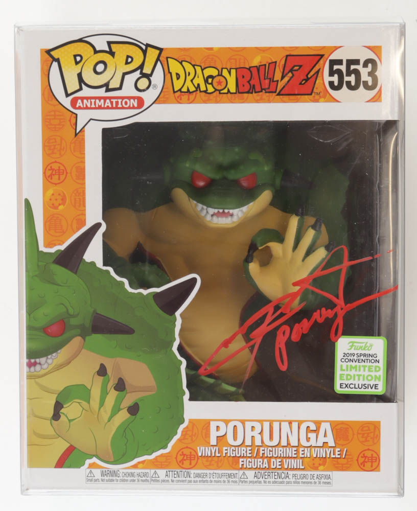 Christopher Sabat Signed "Dragon Ball Z" #553 Porunga Funko Pop! Vinyl ...