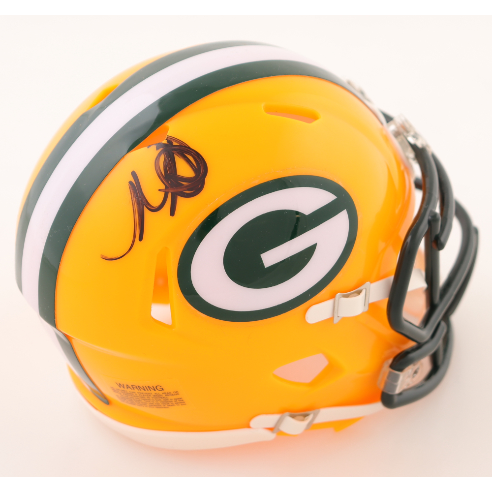 Romeo Doubs Signed Packers Speed Mini Helmet (JSA) | Pristine Auction