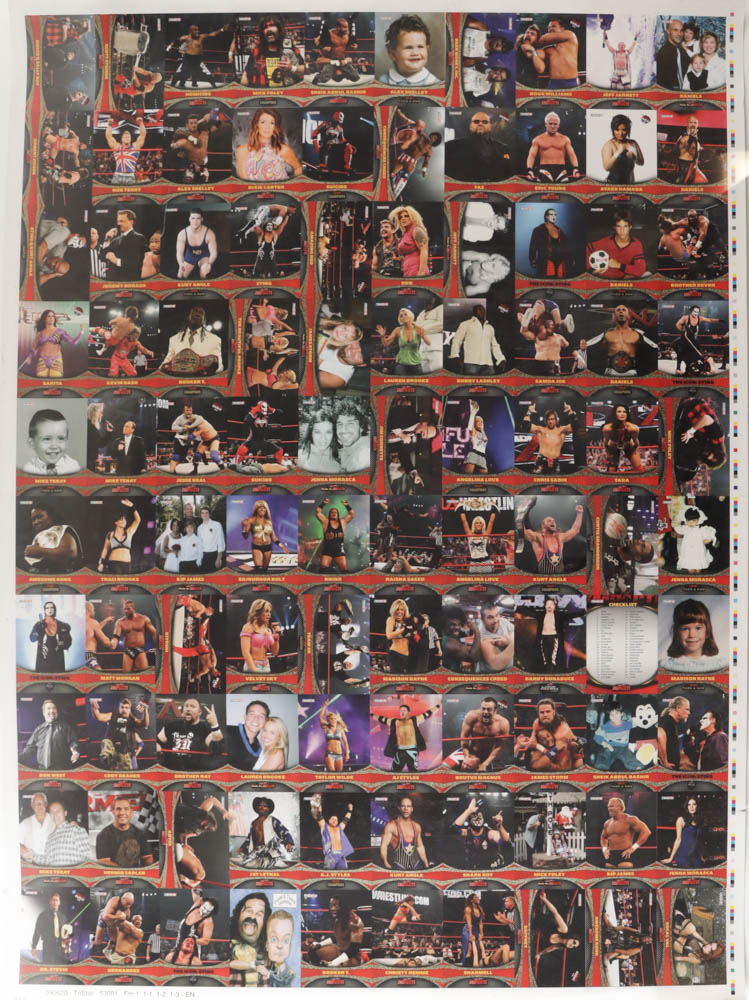 Complete Set of (100) Uncut Sheet of 2009 TriStar TNA Impact | Pristine ...