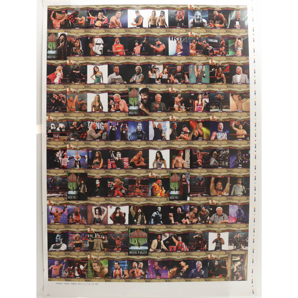 Complete Set of (100) Uncut Sheet of 2010 TriStar TNA Icons | Pristine ...
