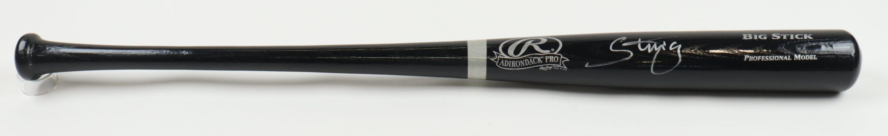 Steve "Sting" Borden Signed Rawlings Pro Baseball Bat (Beckett ...