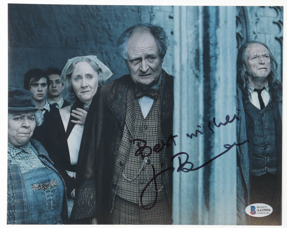 Jim Broadbent Signed "Harry Potter & the Deathly Hallows - Part II ...