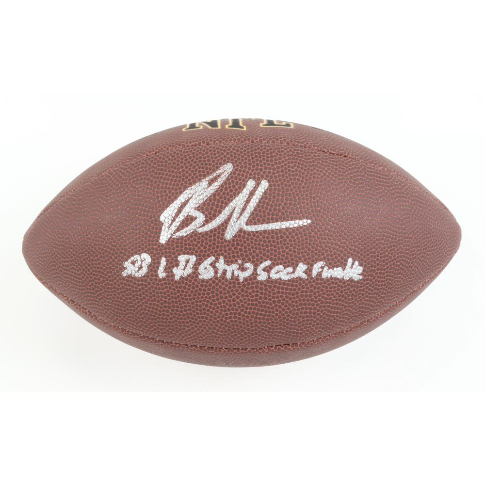Brandon Graham Signed NFL Football Inscribed "SB LII Strip Sack Fumble ...