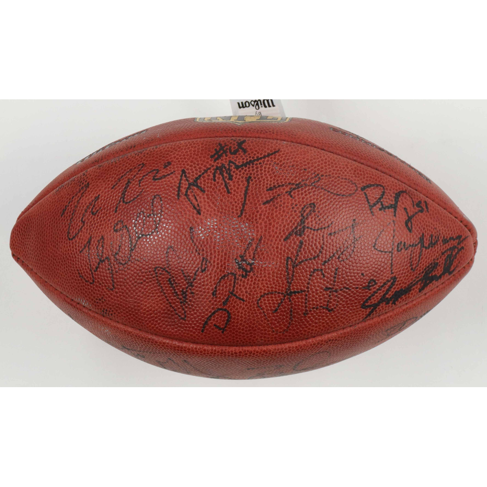 Official NFL "The Duke" Game Ball Football Singed By (22) with Aaron ...