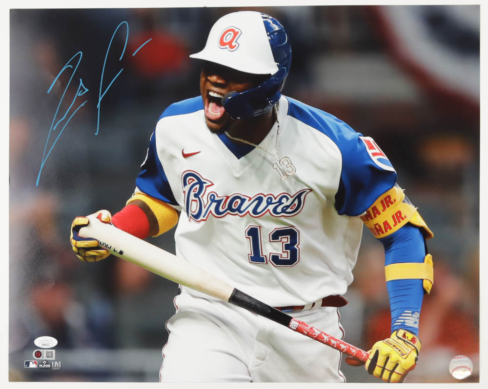 Ronald Acuna Jr. Signed Braves 16x20 Photo (JSA & Acuna Jr.) | Pristine ...