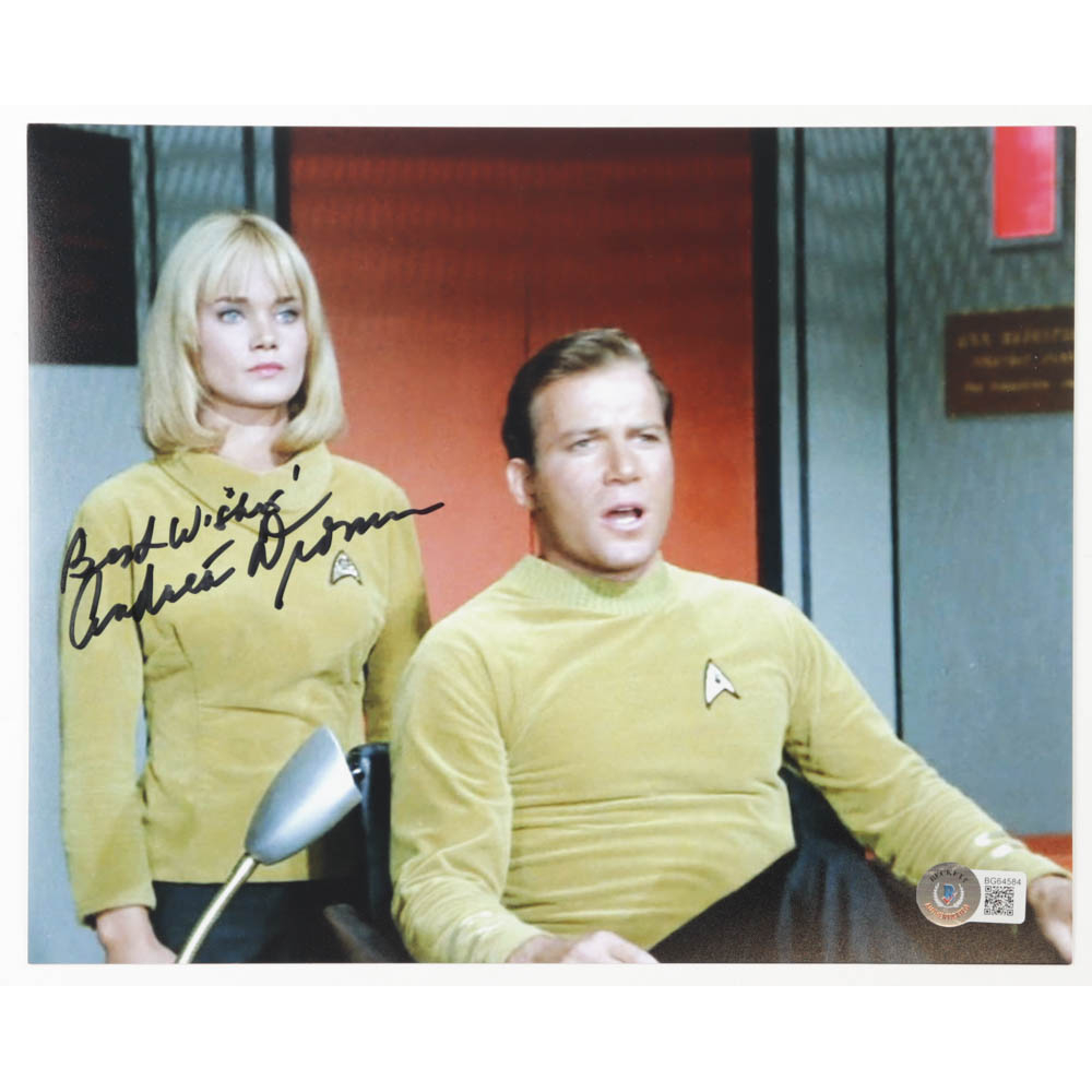 Andrea Dromm Signed "Star Trek" 8x10 Photo Inscribed "Best Wishes ...