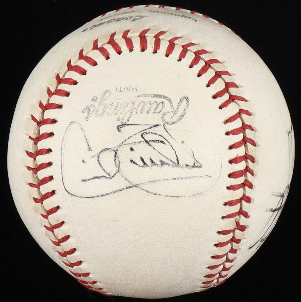 Detroit Tigers Greats Signed baseball by (3) with Cecil Fielder, Alan ...