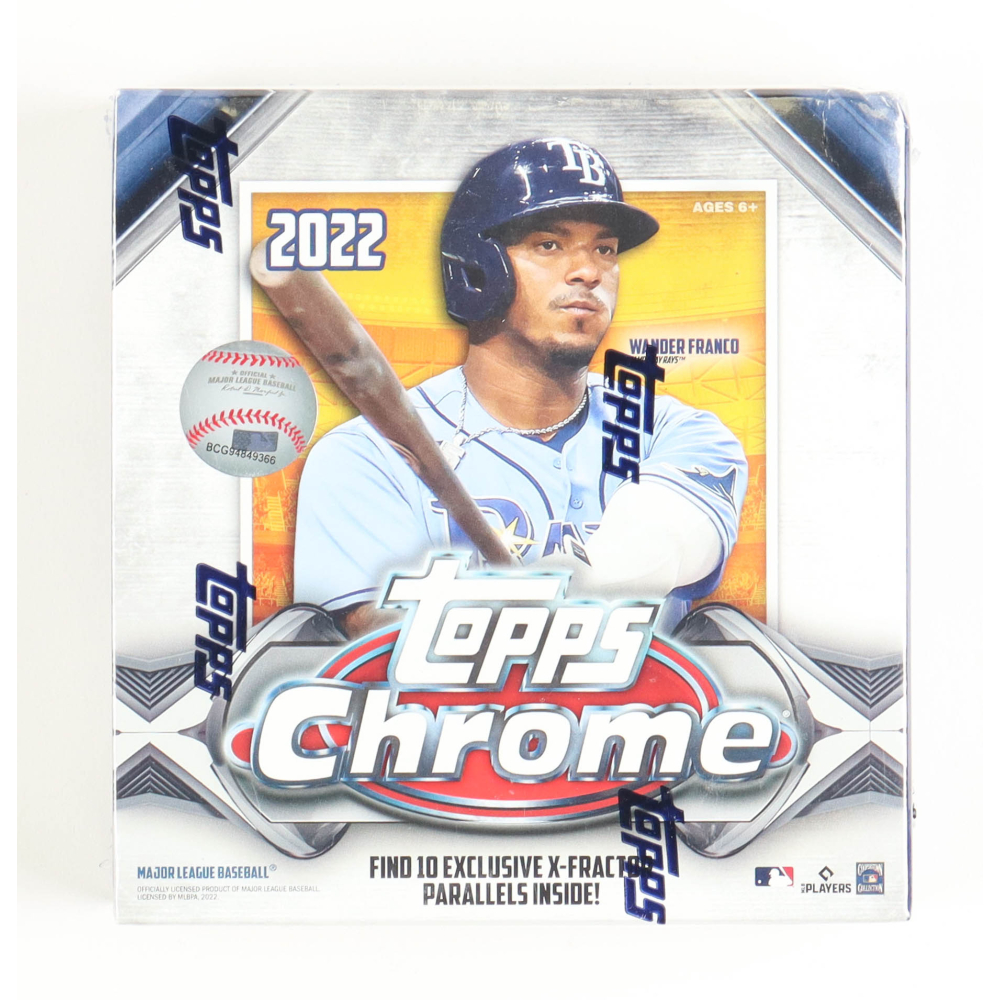 2022 Topps Chrome Baseball Mega Box with (10) Packs | Pristine Auction