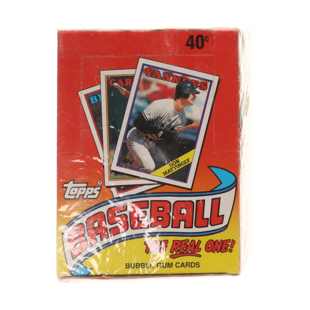 1988 Topps Baseball Wax Box With (36) Packs | Pristine Auction