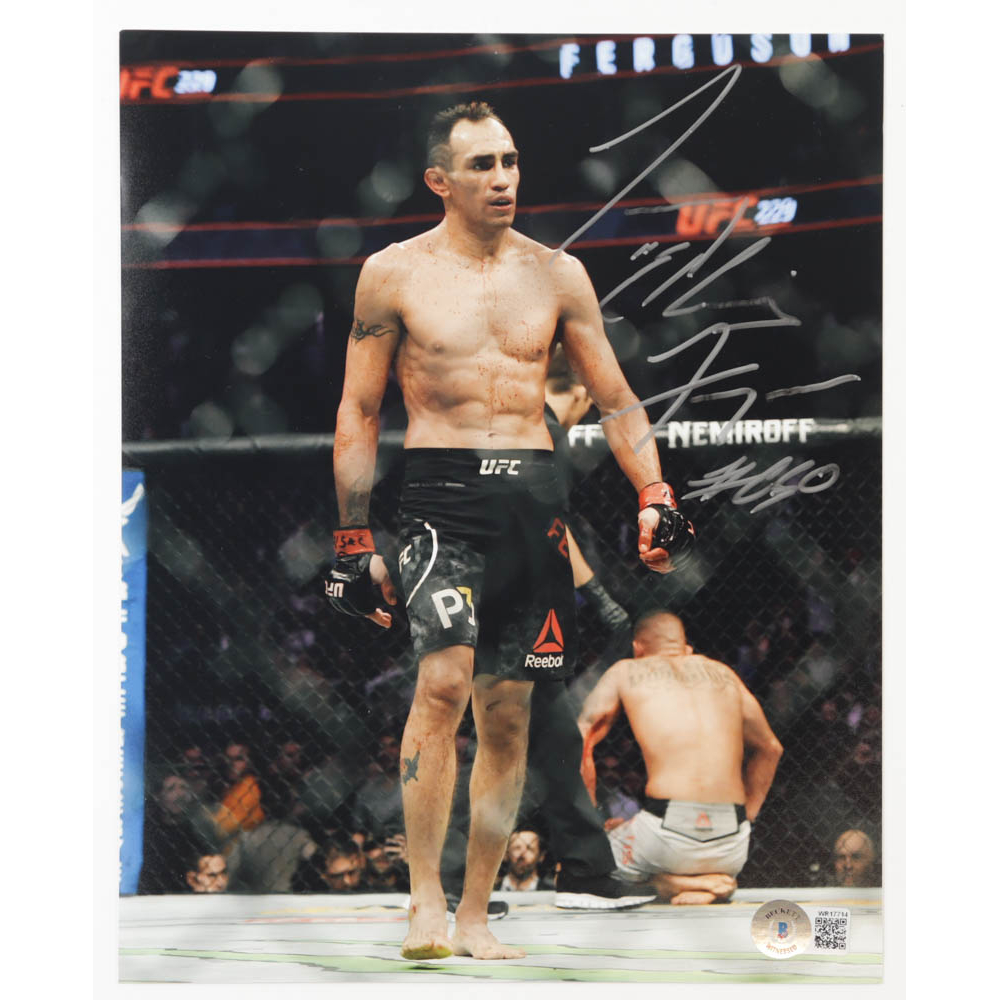 Tony Ferguson Signed UFC 8x10 Photo Inscribed "El Cucuy" (Beckett ...