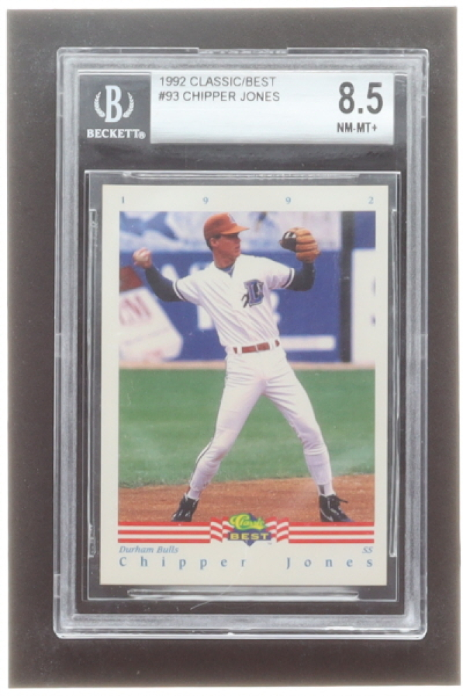 Chipper Jones 1992 Classic/Best #93 RC (BGS 8.5) | Pristine Auction