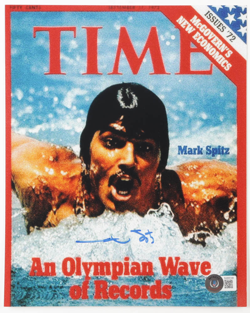Mark Spitz Signed Team USA 8x10 Photo (Beckett) | Pristine Auction