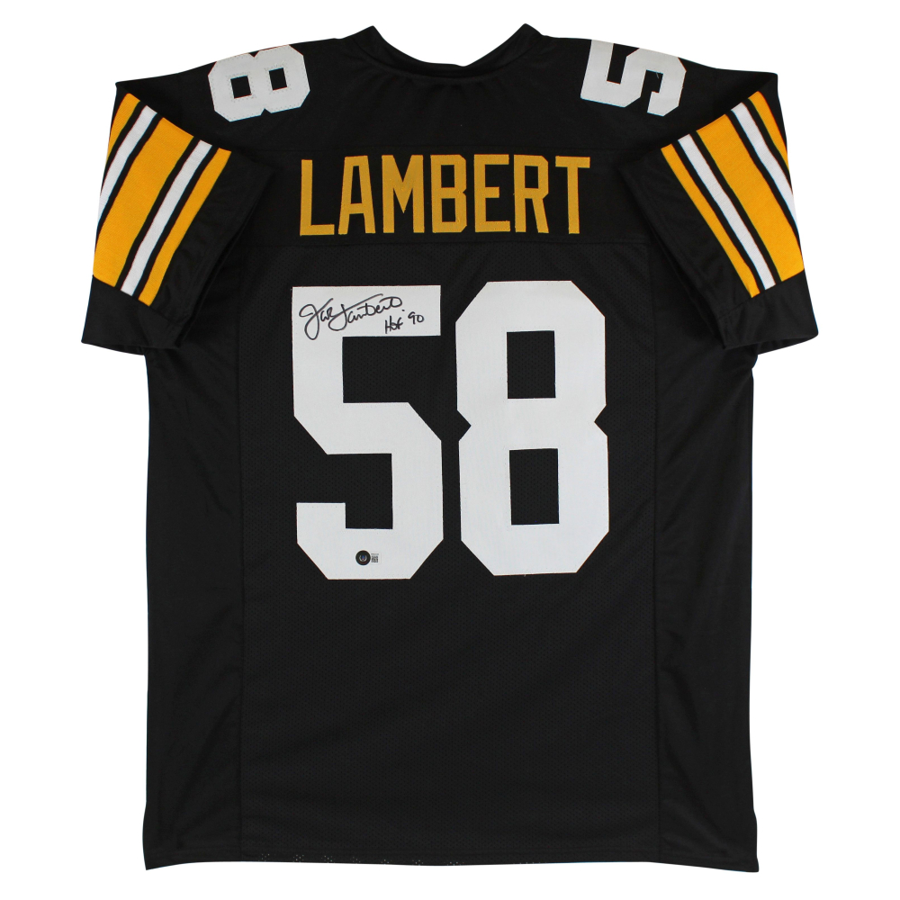 Jack Lambert Signed Jersey Inscribed Jack Lambert Signed Jersey Inscribed