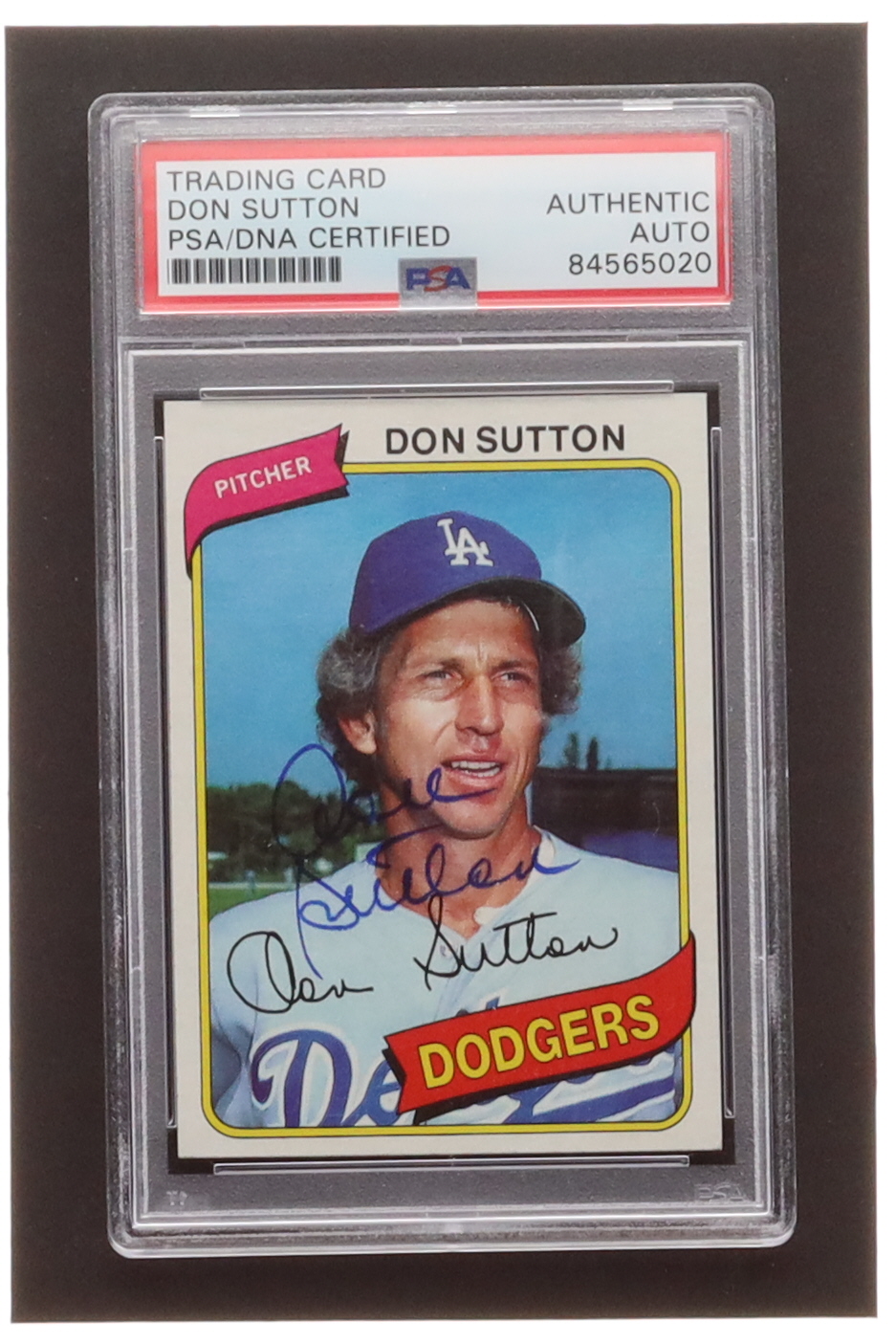 Don Sutton Signed 1980 Topps #440 (PSA) | Pristine Auction
